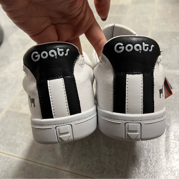 Goats | Shoes | New Goats White Canvas Velcro Sneakers | Poshmark